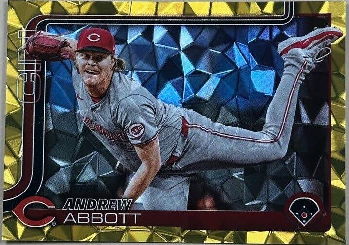 2025 Topps Series 1 - Andrew Abbott #140 Gold Diamante /50 for sale ...