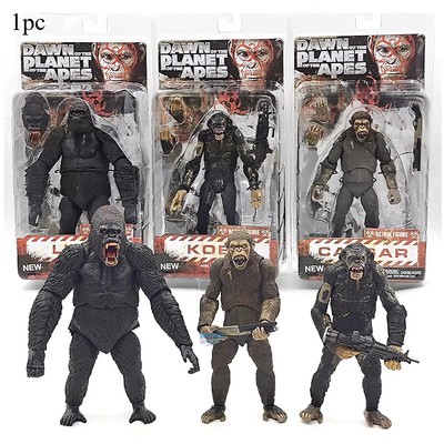 1PC/NECA Dawn of the Planet of the Apes Caesar Koba Luca Maurice Action ...