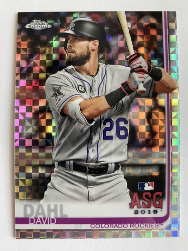 2019 Topps Chrome X-fractor #99 David Dahl All-Star /199 | eBay