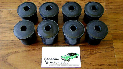 Bushings Set Leaf Spring Rear Shackle 8pc Camaro Firebird 67-70 Nova 62 ...