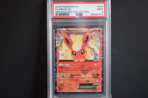 Flareon EX Radiant Collection Card RC6/RC32 Generations PSA 9 mint | eBay