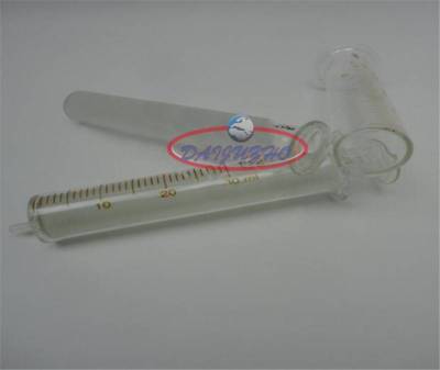 New 1PCS Glass Syringes Glass Sampler Lab 30cc Glassware 30ml | eBay