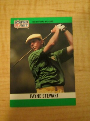 1990 Pro Set Special NFL Card #1 - Payne Stewart Rare Rookie - Golf ...