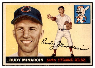 1955 TOPPS #174 RUDY MINARCIN REDS VG-EX 463105 (KYCARDS) | eBay