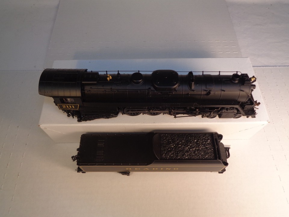 HO Scale Precision Craft Models Reading T1 4-8-4 Steam Engine #2111 ...