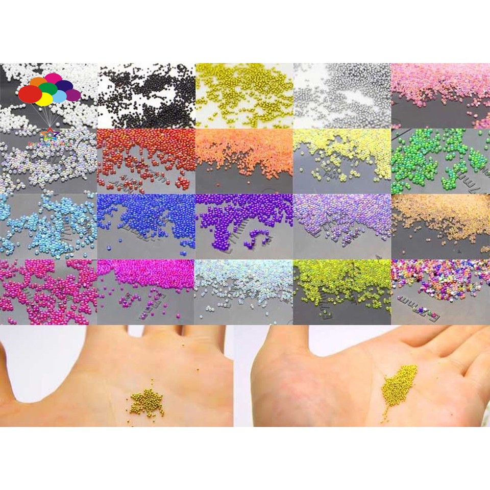 New 1000pcs Glass Fluorescent green Micro Beads small No Hole 1.5-2mm ...