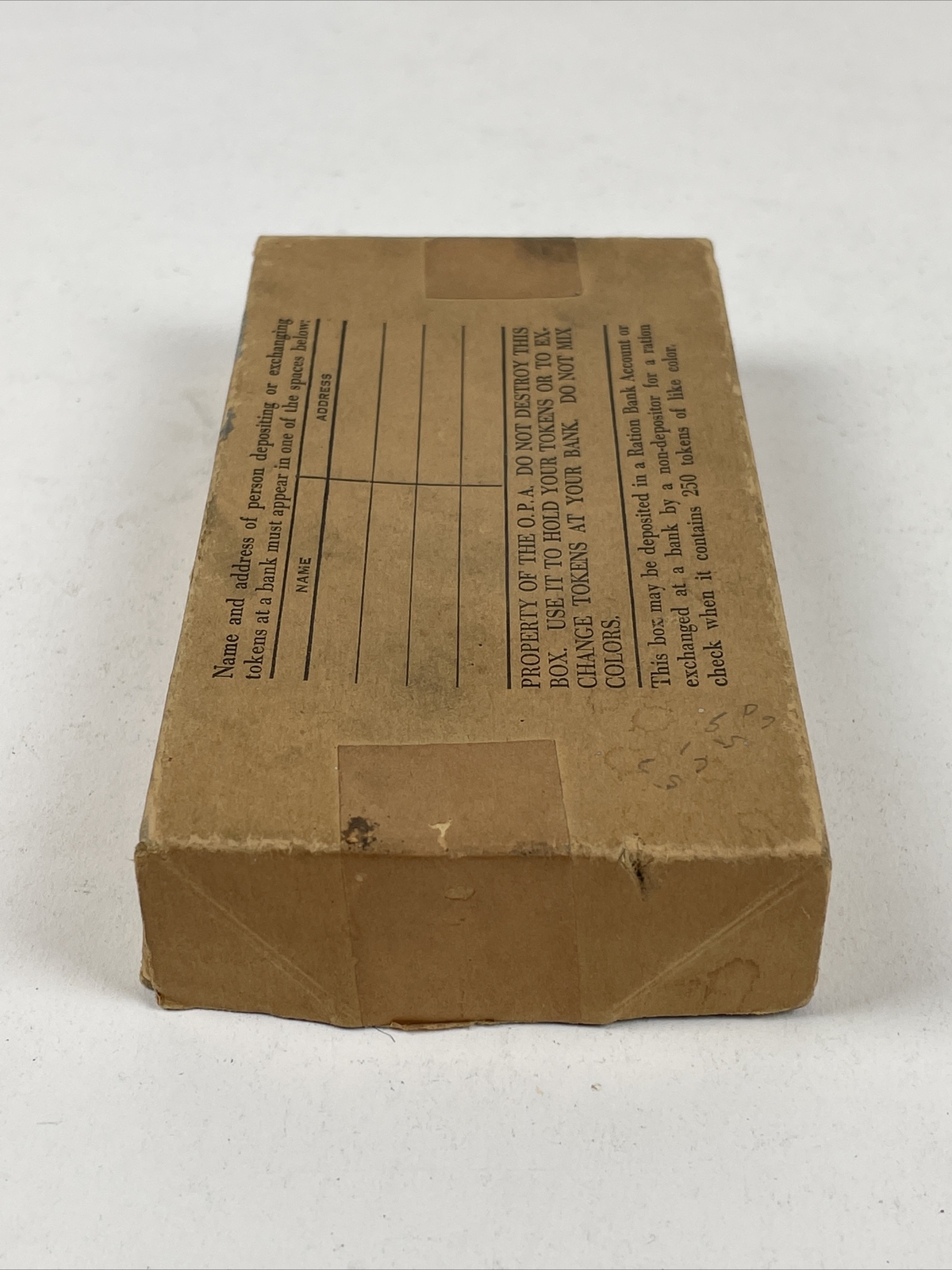 Vintage WWII OPA 1 RED POINT Ration Tokens. Original Box, 235 Tokens | eBay