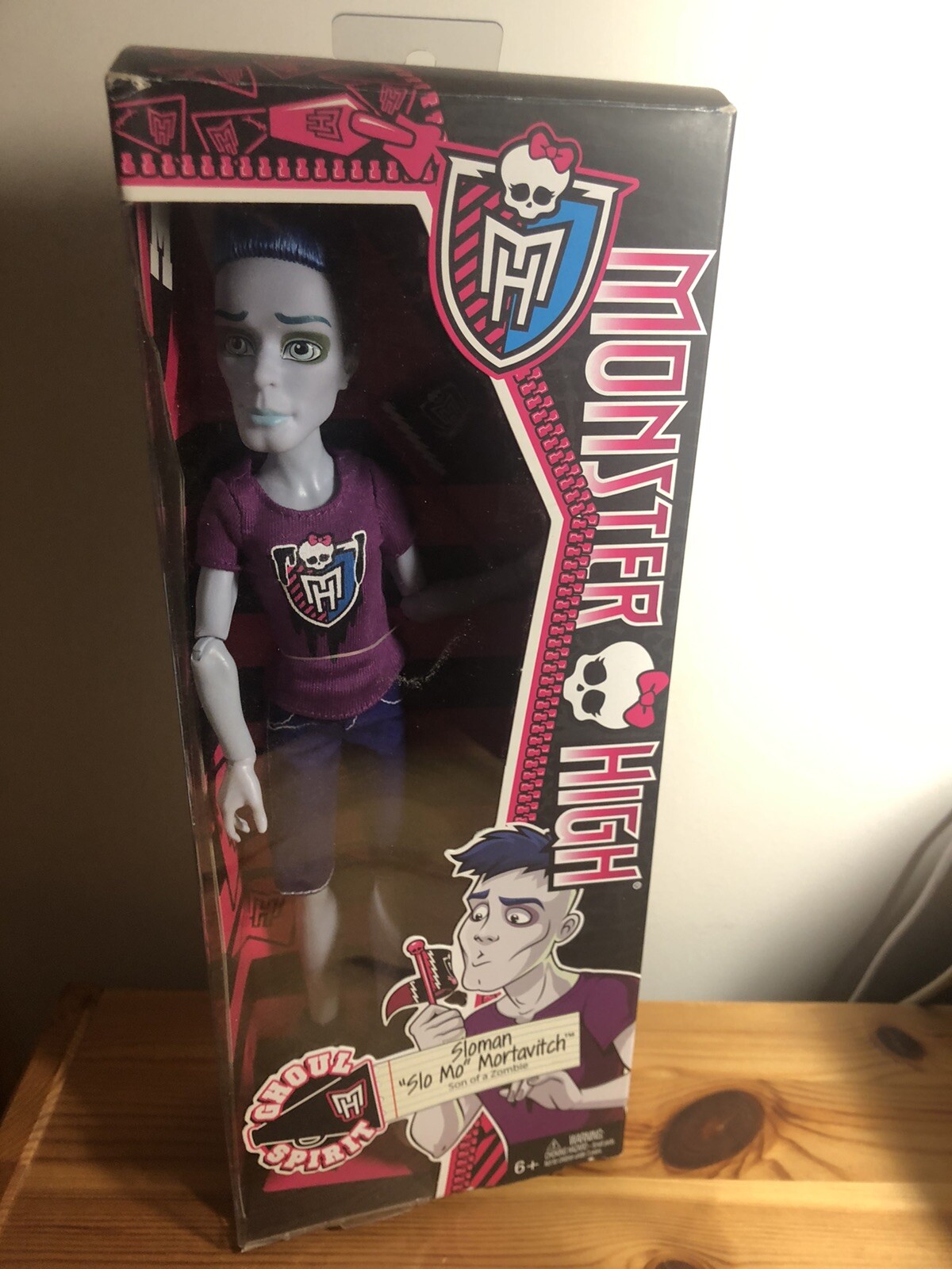 Monster High SLO MO Sloman Mortavitch Boy Doll SON OF ZOMBIE Ghoul ...