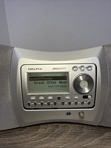 Delphi SA10001 SKYFi Sirius XM Satellite Radio Portable Audio Boombox ...