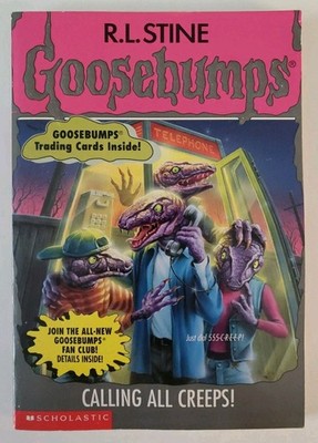 FIRST PRINT Goosebumps #50 "Calling All Creeps" R.L. Stine, No Cards or ...