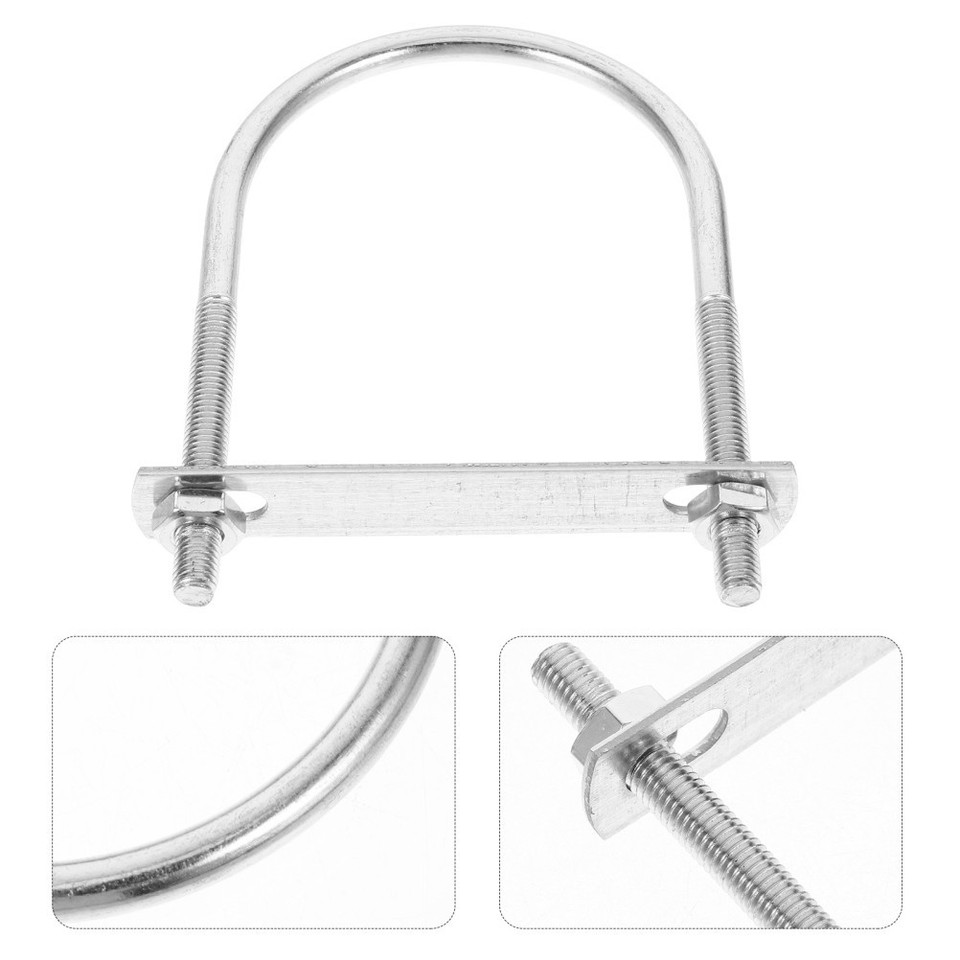 2 Pcs U Shaped Bolt Bracket Flag Mounting Hardware Clamp for Flags ...