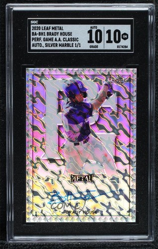 2020 Leaf Perfect Game All-American Classic 1/1 Brady House SGC 10 GEM ...