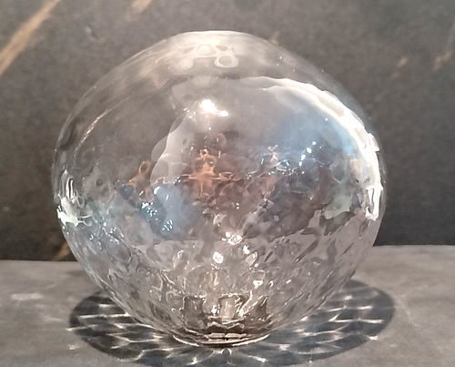 TRANSPARENT MURANO GLASS THREAD, Ø 130 mm, H 110 mm, FOR CHANDELIERS | eBay