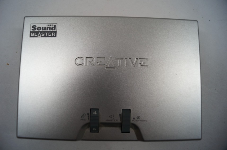 Creative Labs SB0490 USB 24-Bit Sound Blaster External Card Silver ...