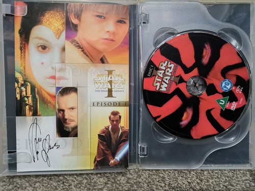Signed Lindsay Duncan Steve Spiers Star Wars: Ep I Phantom Menace DVD ...