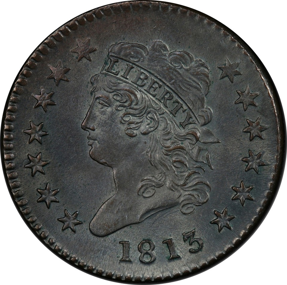 1813 CLASSIC HEAD 1C PCGS MS 64 BN | eBay