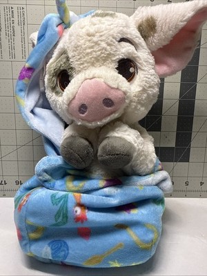 Disney Baby Pua Moana Pig Pouch Plush Blanket Stuff Animal | eBay