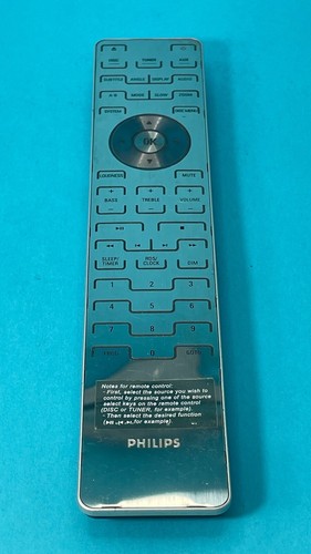 Phillips Silver Chrome Television TV Video VCR DVD Remote Control | eBay