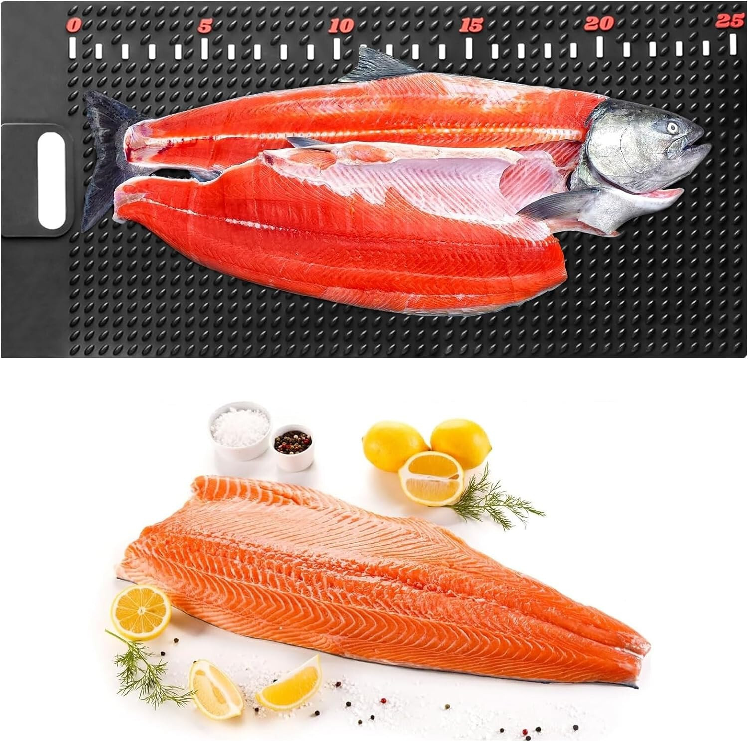 Fish Fillet Mat, 28" x 14" Non-Slip Fish Board, Extra Large Fish ...