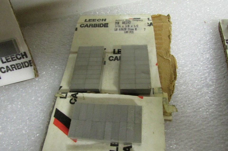 Leech Carbide Various Sizes LC410 LC206 LC 115 Standard Blocks- Punch ...