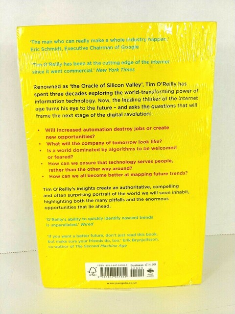 Wtf? : What's the Future and Why It's up to Us by Tim O'Reilly (2017 ...