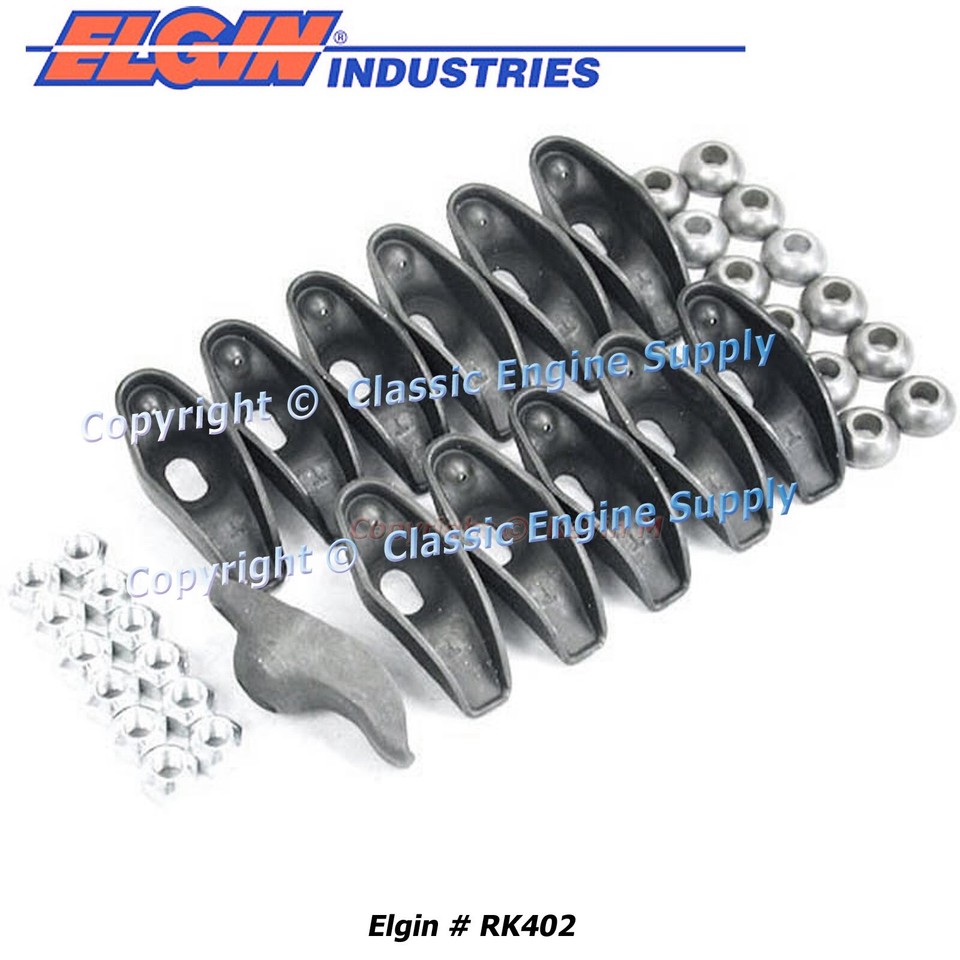 Lifter, Push-Rod & Rocker Arm Set Fits Chevy 194 215 230 250 Inline 6 ...