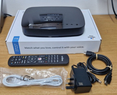 Humax Aura 1TB Ultra HD Smart Android Freeview Play TV Recorder | eBay