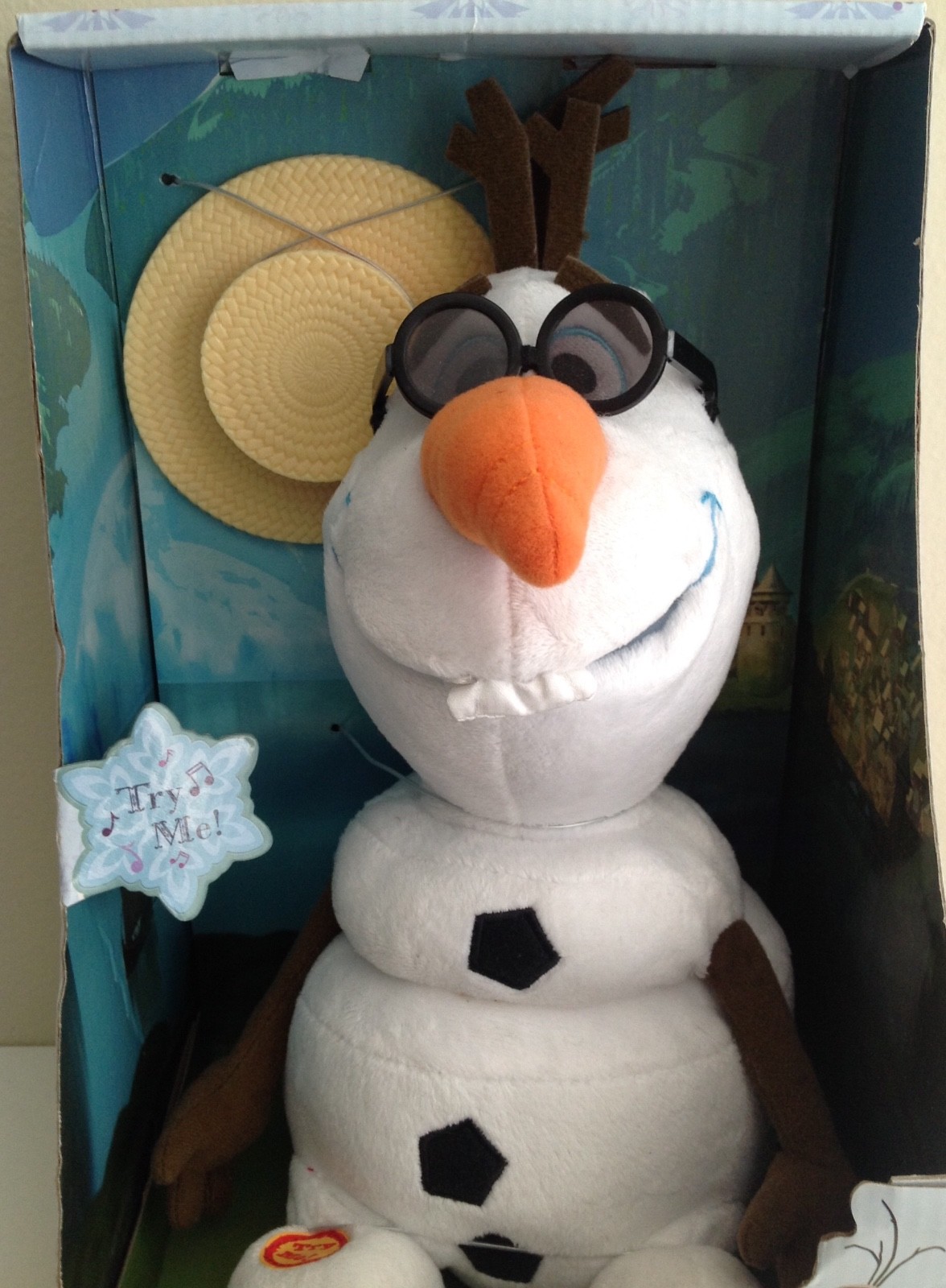 FROZEN OLAF Disney Store Fully Animated Talk and Sing 11" NRFB NEW | eBay