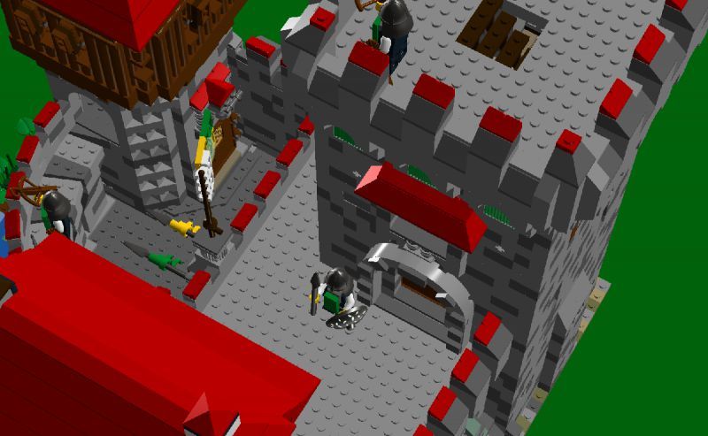 LEGO Custom MOC Castle LDD file, no parts! | eBay