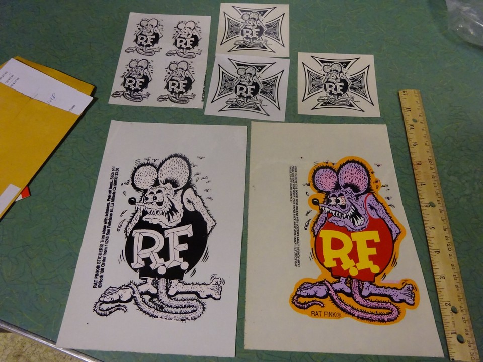 RAT FINK / ED ROTH DECALS AND STICKERS | eBay