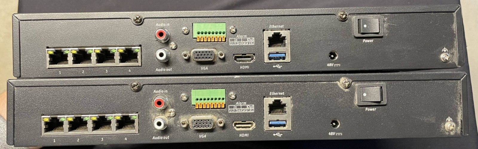 2 Complete TruVision 4 Channel Plug and Play POE NVR and 2MPx Camera ...