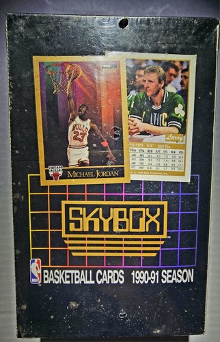 1990-1991 NBA SKYBOX Basketball ~ Factory Sealed Box ~ 36 Packs SERIES ...