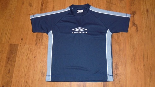 Boys Umbro Blue Football Top Chest 30" 31" | eBay UK