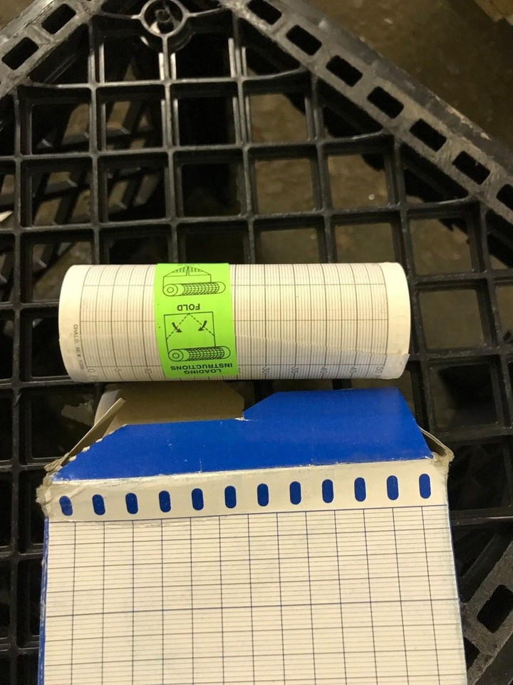 10 ROLLS Graphic Controls Recording Chart Paper Roll GC-20635 | eBay