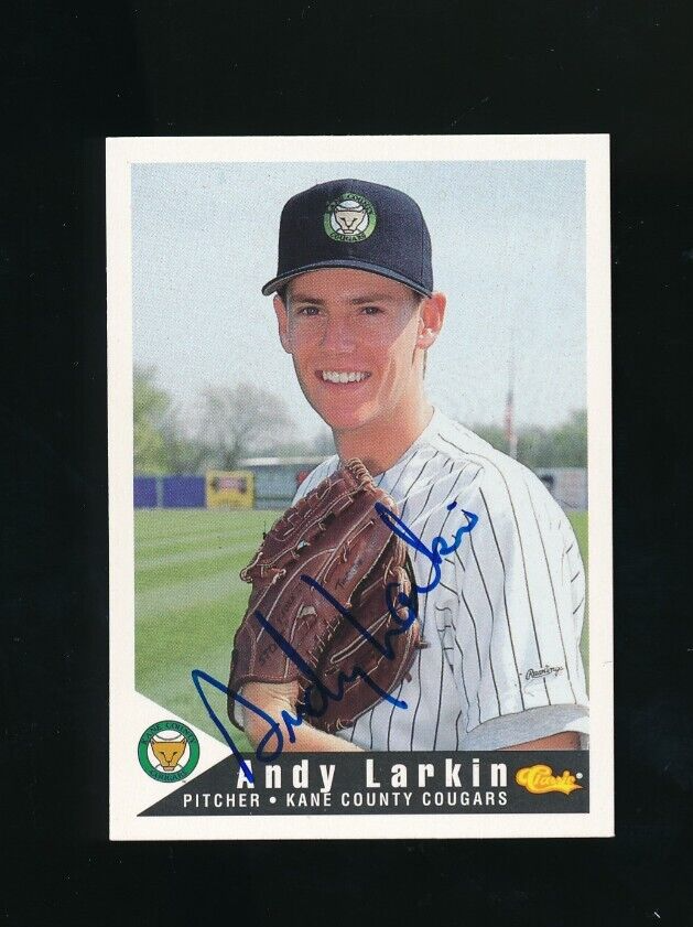 1994 Classic #13 Andy Larkin Kane County Cougars Card Signed Autograph (D23) | eBay