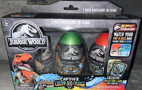 JURASSIC WORLD Captivz Color Change (NIB) 3-Pack | eBay