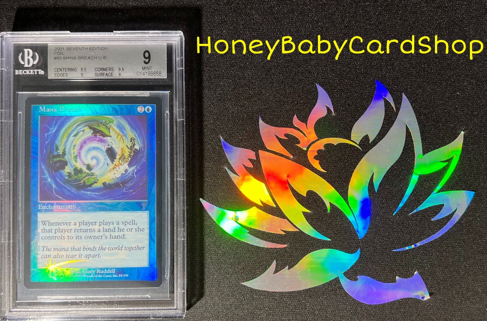 MTG Seventh Edition Foil 2001 Mana Breach BGS 9.0Q++ (Quad++) MINT ...