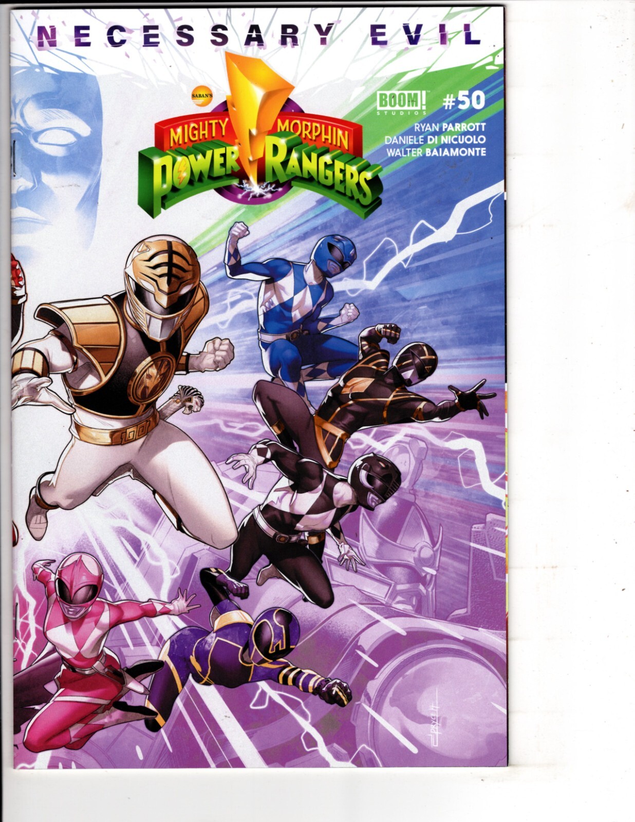 MIGHTY MORPHIN POWER RANGERS #50 Cover NM- Ships FREE | eBay