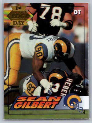 1994 Collector's Edge #107 Sean Gilbert 1st Day Gold NR/MT | eBay