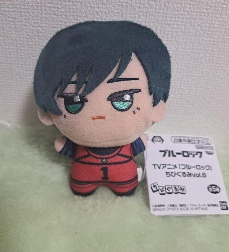 Chibigurumi Rin Itoshi Bandai Blue Lock vol.6 Plush Doll Mascot Anime ...