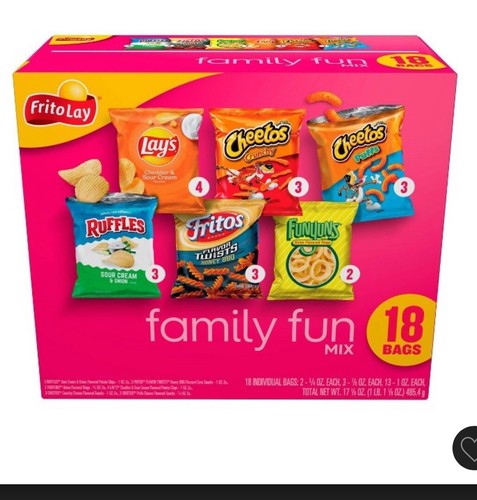 Frito-Lay Family Fun Mix Variety Pack, 18 Count-FREESHIPPING | eBay