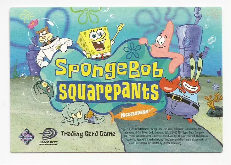2003 UD SPONGEBOB BIKINI BOTTOM AQUATIC AMIGOS 1ST EDITION CARD AA-045 ...