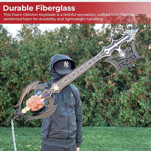 Kingdom Hearts Oblivion Keyblade A Dark and Powerful Replica Sword ...