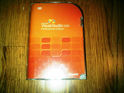 Microsoft Visual Studio 2008 Professional, SKU C5E-00245, Sealed Retail ...