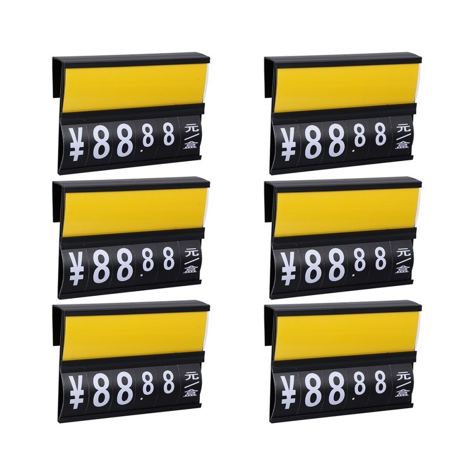 3 Pcs Practical Display Holder Price Tag Mall Sign Multi-angle Label ...