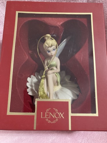 New Lenox Disney 2021 Tinker Bell Ornament Sitting on Flower#880461 | eBay