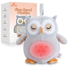 Portable Compact Baby Sleep Soother Owl White Noise Shusher Sound ...