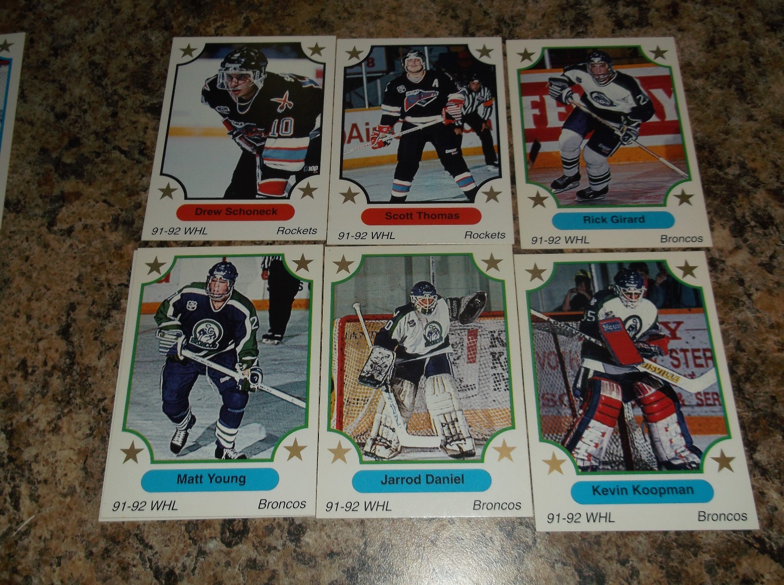 1991-92 7th Inning Sketch # 188 KEVIN KOOPMAN SWIFT CURRENT BRONCOS WHL ...