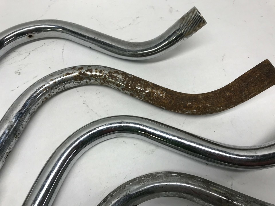 Harley Ironhead Sportster 2 Piece Buckhorn Handlebars Bars Left sides ...