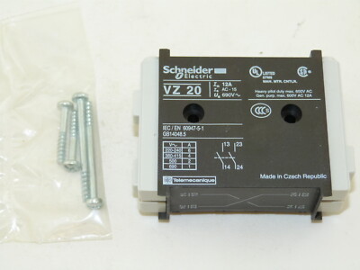 Schneider VZ20 Auxiliary Contact NEW | eBay